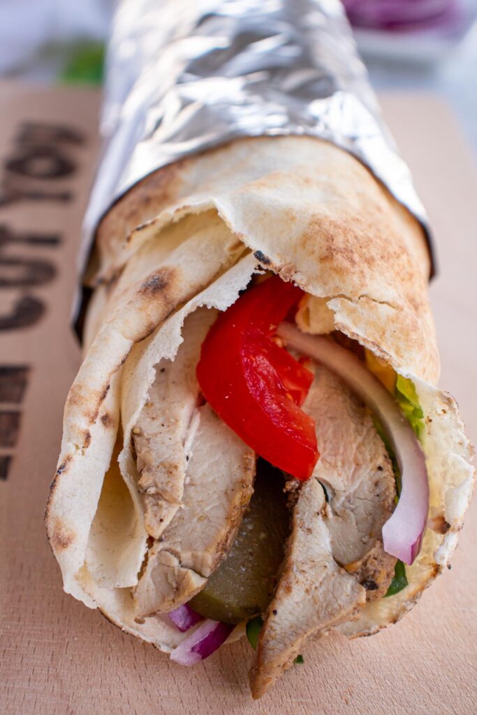 Chicken Shawarma Wrap - Mission Food Adventure