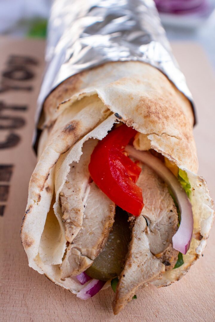 Chicken Shawarma Wrap - Mission Food Adventure