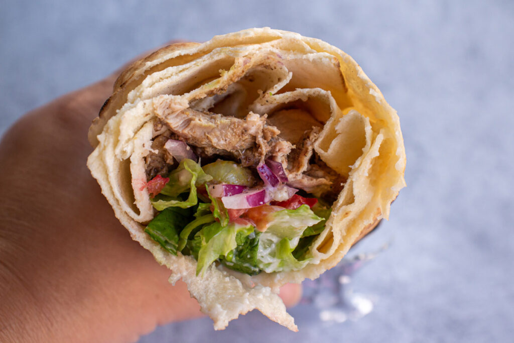 Chicken Shawarma Wrap - Mission Food Adventure