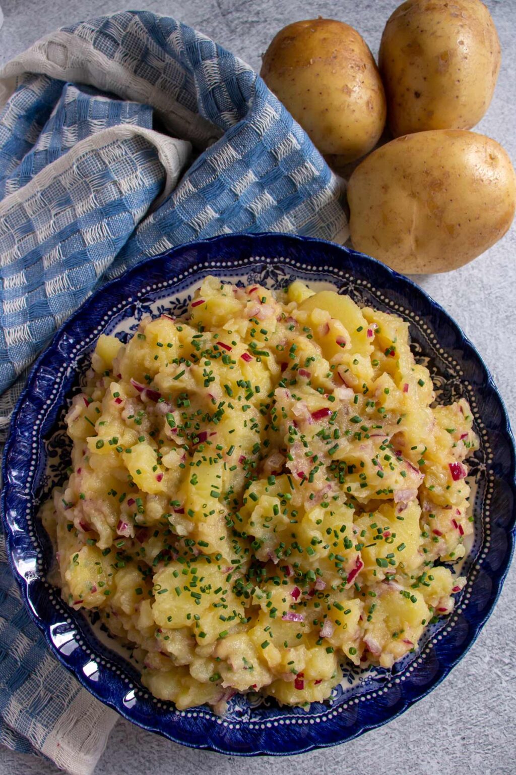 Erdäpfelsalat (Austrian Potato Salad) - Mission Food Adventure