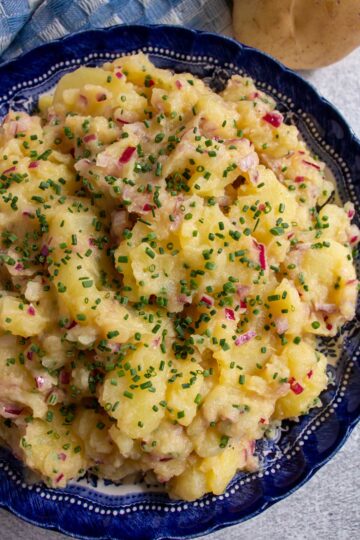 Erdäpfelsalat (Austrian Potato Salad) - Mission Food Adventure