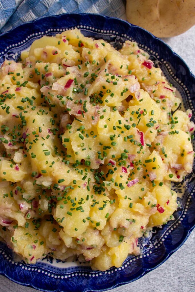 Erdäpfelsalat (Austrian Potato Salad) - Mission Food Adventure