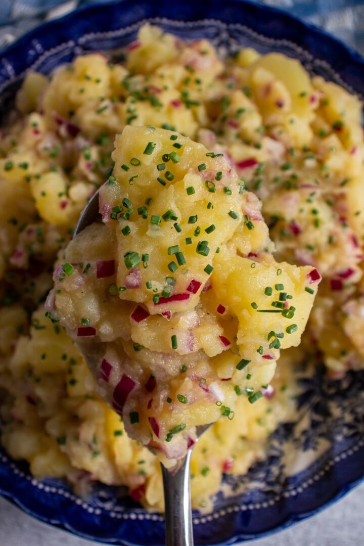 Erdäpfelsalat (Austrian Potato Salad) - Mission Food Adventure