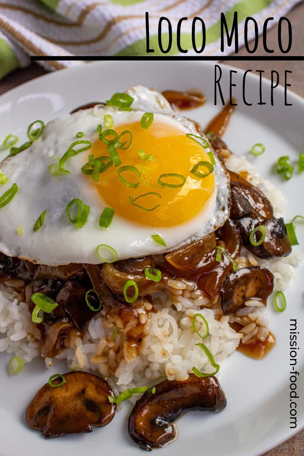 Hawaiian Loco Moco (Hamburger Steak with Gravy) - Mission Food Adventure