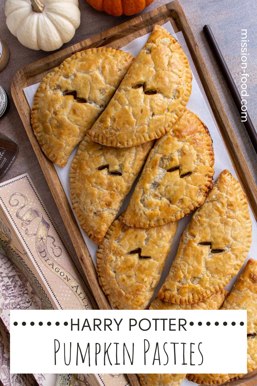 Harry Potter Pumpkin Pasties - Mission Food Adventure