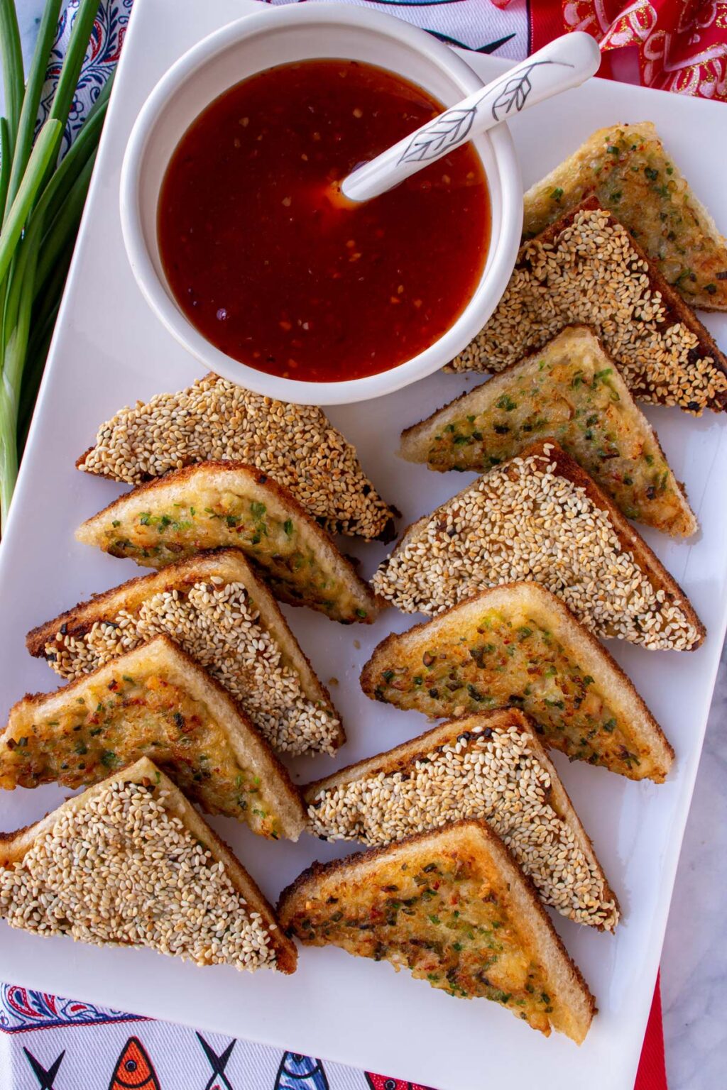 Shrimp Toast (Haa Dō Si 蝦多士) - Mission Food Adventure