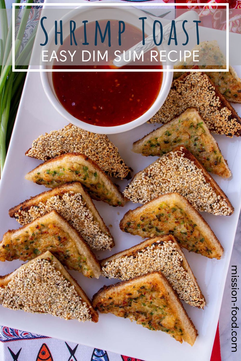 Shrimp Toast (Haa Dō Si 蝦多士) - Mission Food Adventure