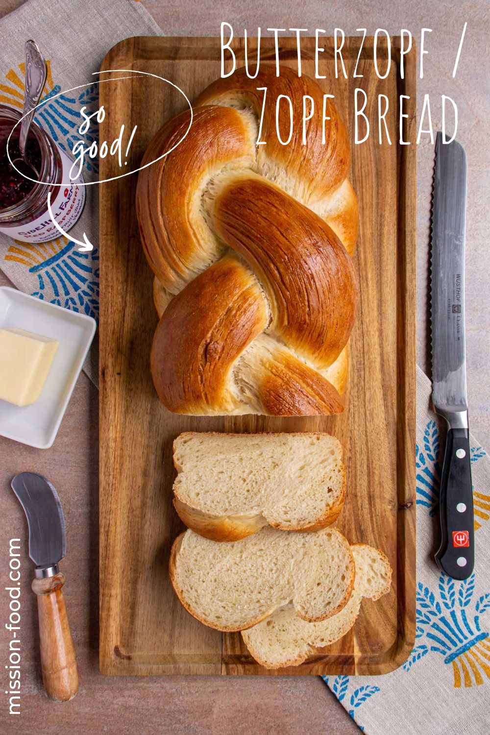 Zopf / Butterzopf (Swiss Braided Bread) - Mission Food Adventure