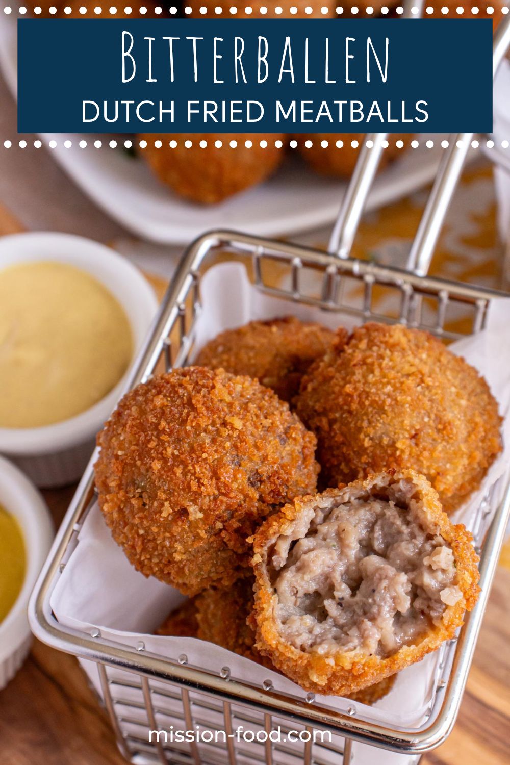 Bitterballen (Dutch Fried Meatballs) - Mission Food Adventure