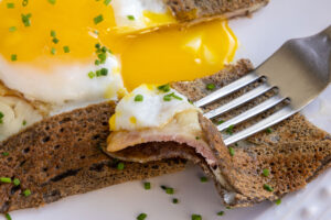 Galette Complète (Ham, Egg, and Cheese Buckwheat Crêpe) - Mission Food ...