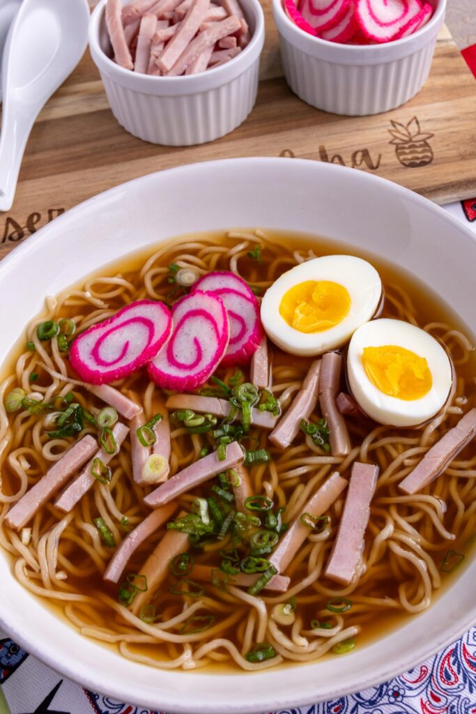 Saimin (Hawaiian Noodle Soup) - Mission Food Adventure