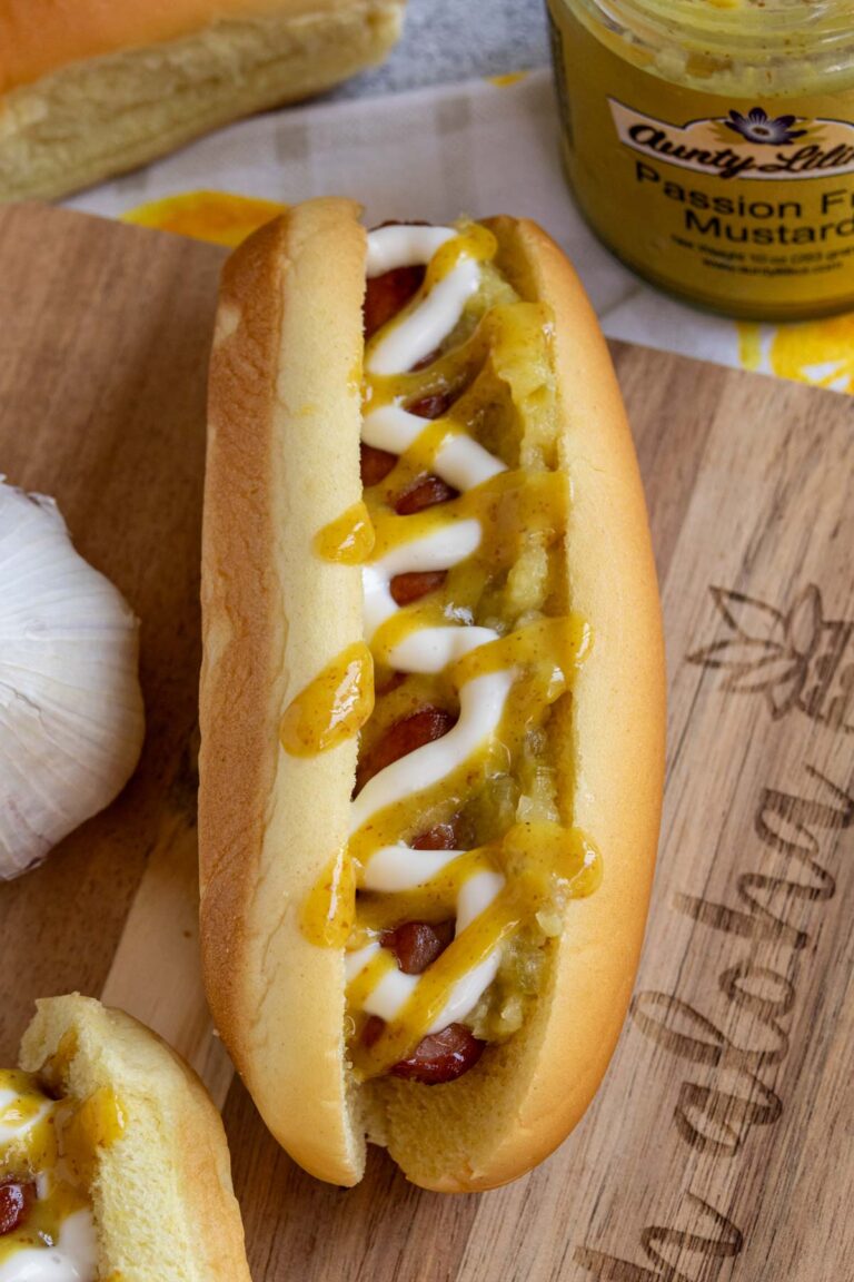 Hawaiian Hot Dog (Puka Dog Inspired Recipe) - Mission Food Adventure