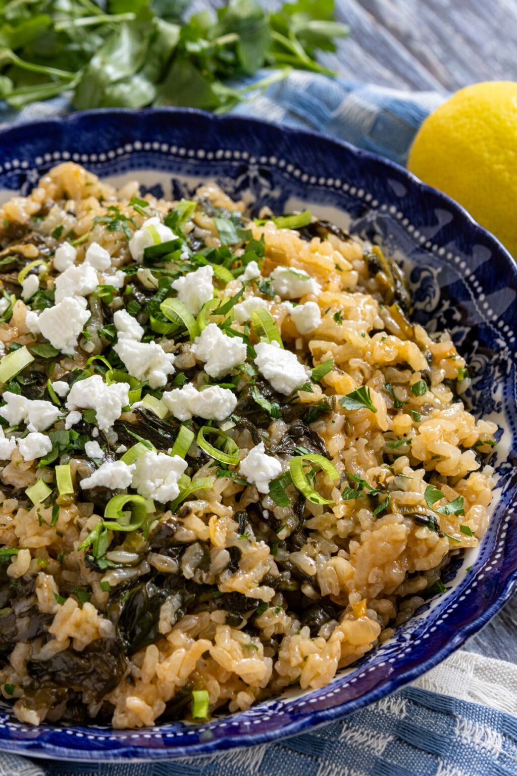 Spanakorizo (Greek Spinach Rice) - Mission Food Adventure