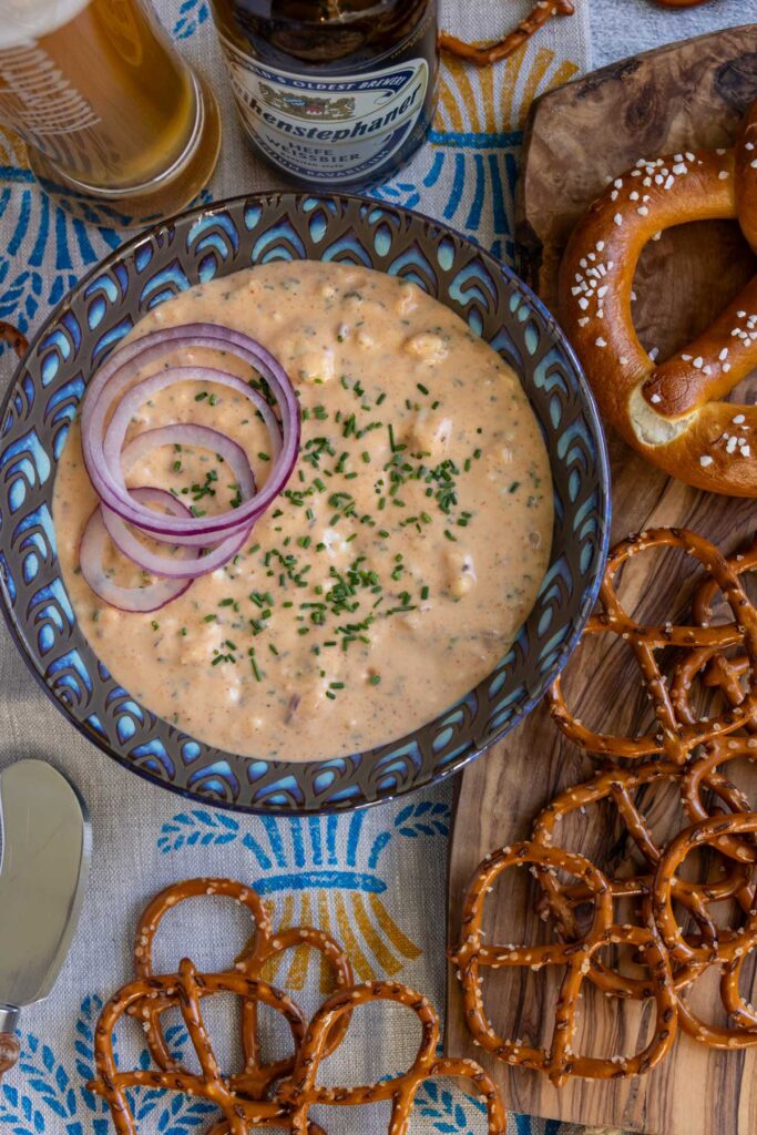 Obatzda (German Beer Cheese Dip) - Mission Food Adventure