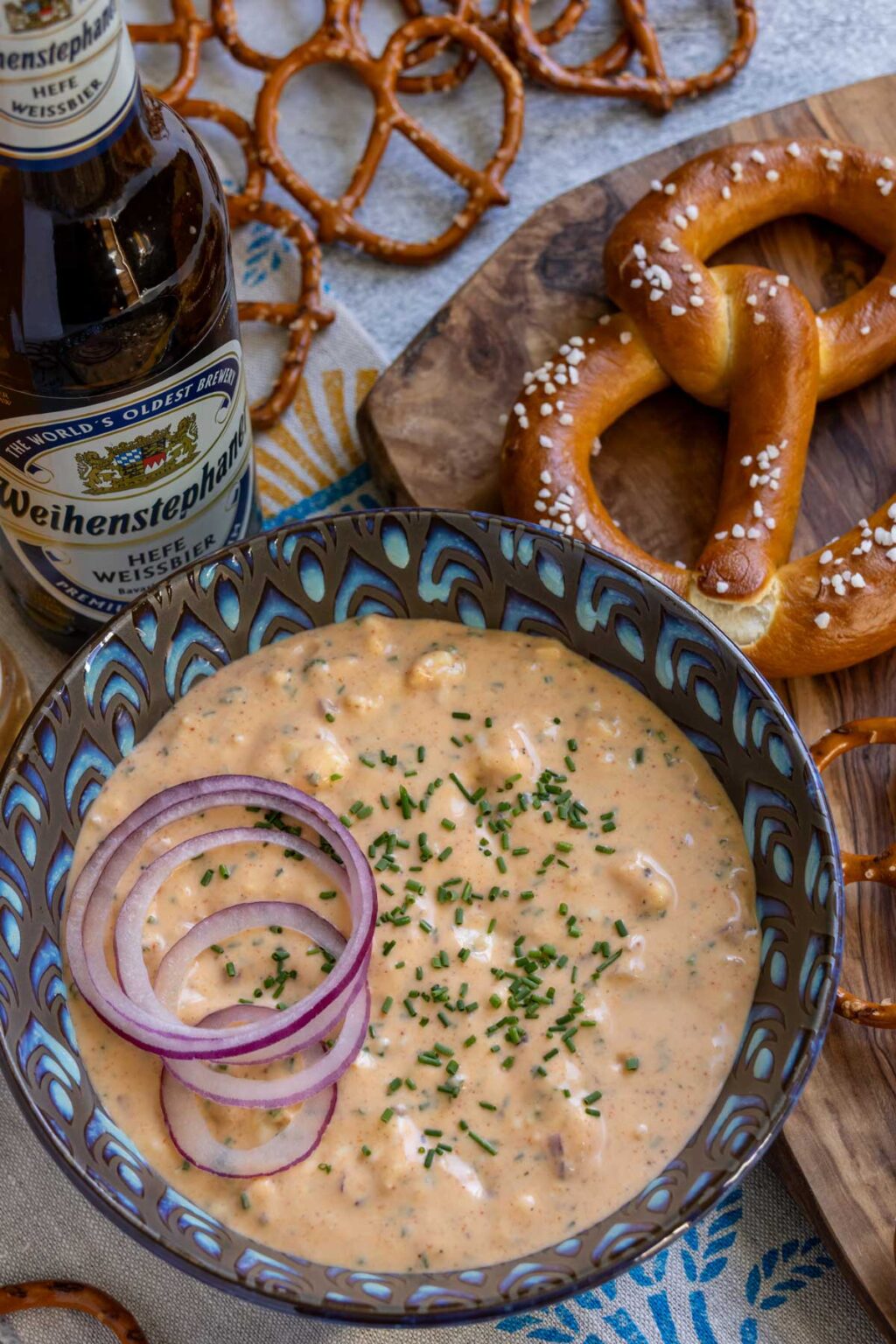 Obatzda (German Beer Cheese Dip) - Mission Food Adventure