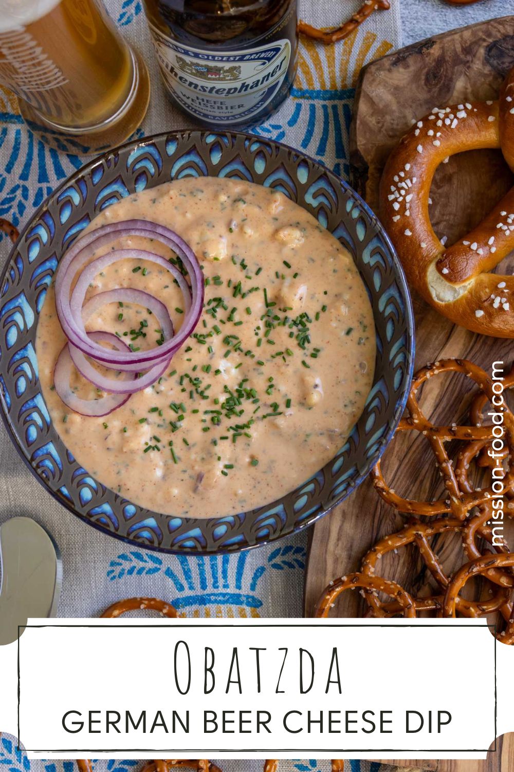 Obatzda (German Beer Cheese Dip) - Mission Food Adventure