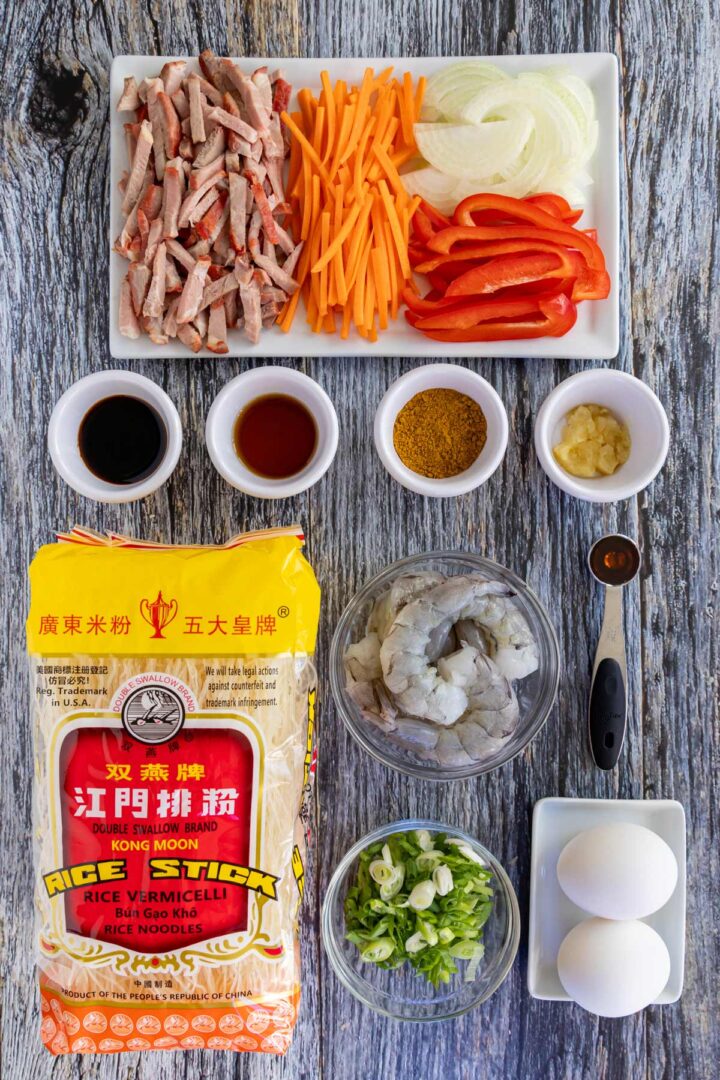 Singapore Noodles (Singapore Mei Fun) - Mission Food Adventure