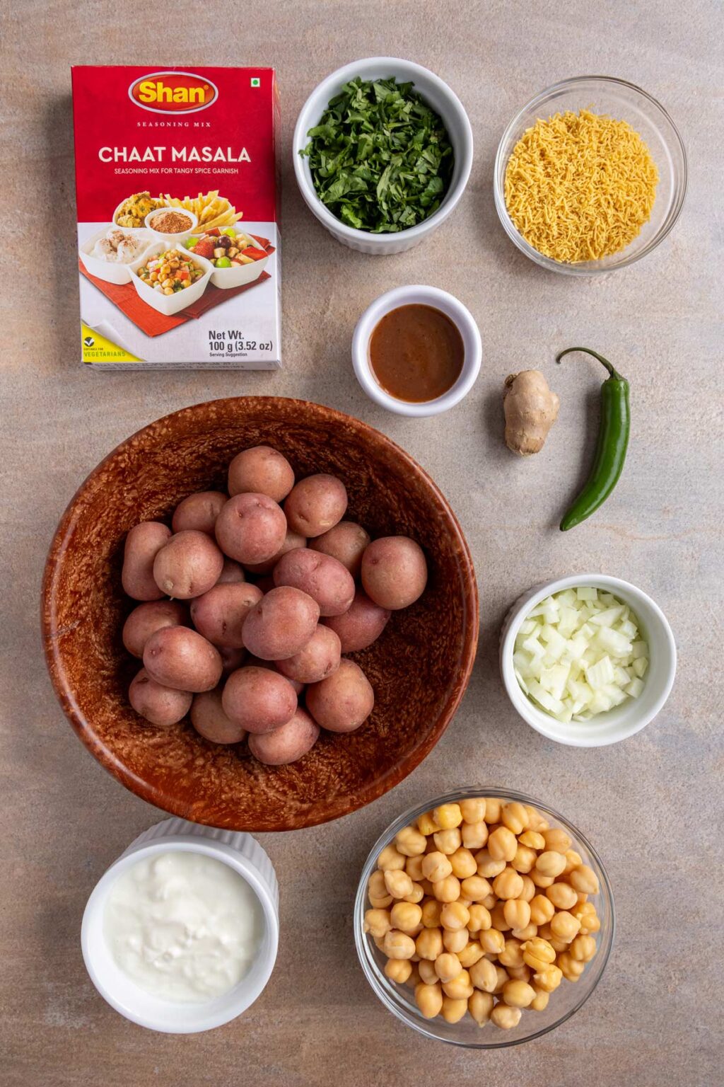 Aloo Chaat / Aloo Chana Chaat (Potato Chickpea Chaat) - Mission Food ...