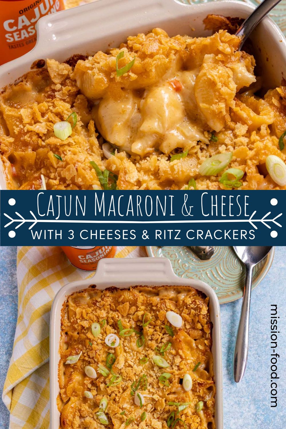 Cajun Macaroni and Cheese - Mission Food Adventure